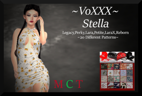 Second Life Marketplace - ~VoXXX~ Stella Dress Patterns